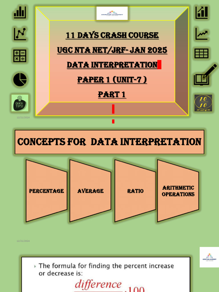 Data Interpretation Crash Course Guide | PDF | Investing | Economies