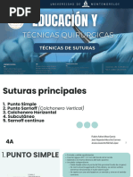 Guía de Sutura Colchonero Horizontal | PDF | Cirugía | Especialidades ...