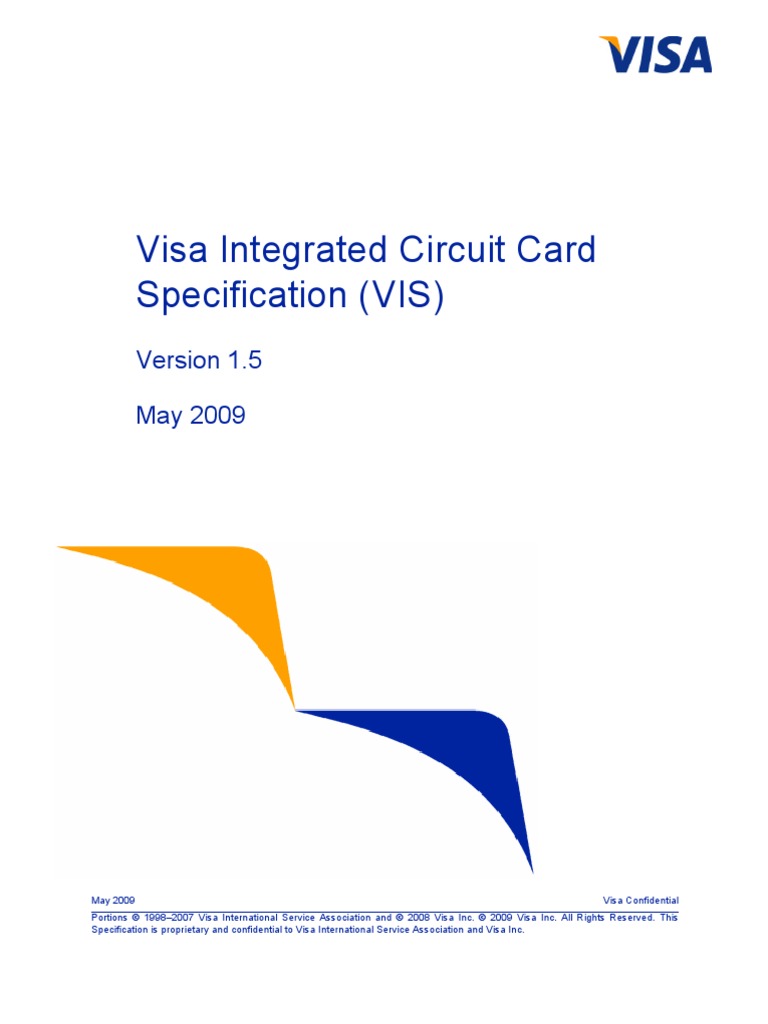 Visa VIS Specification 15 - May - 2009 | PDF | Emv | Debit Card