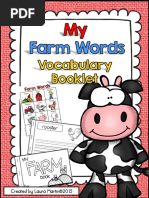 Comprehensive Farm Vocabulary List | PDF | Agriculture | Cattle
