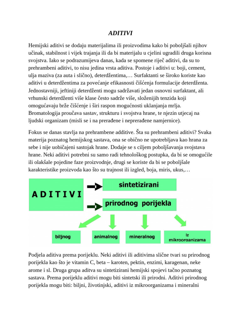 ADITIVI | PDF