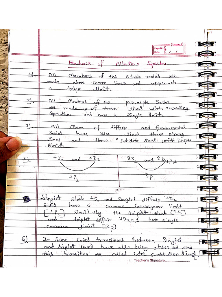 Atomic & Molecules IVth Sem (Phy) ..! NOTE | PDF