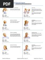 Cervical Isometric Strengthening Exercises | PDF