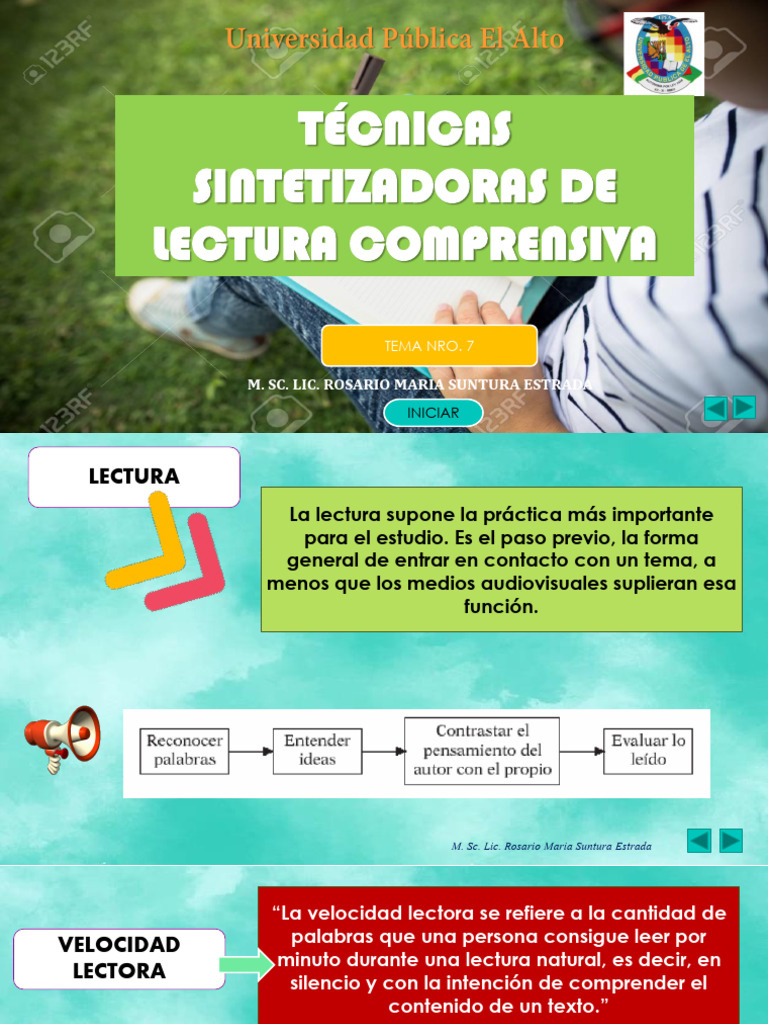 Tema 7 - Técnicas Sintetizadoras de Lectura Comprensiva | PDF ...