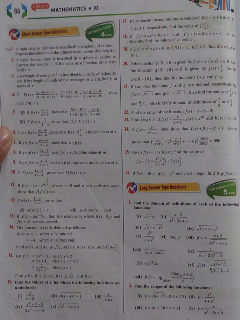 Maths Revision PDF of SN Dey | PDF