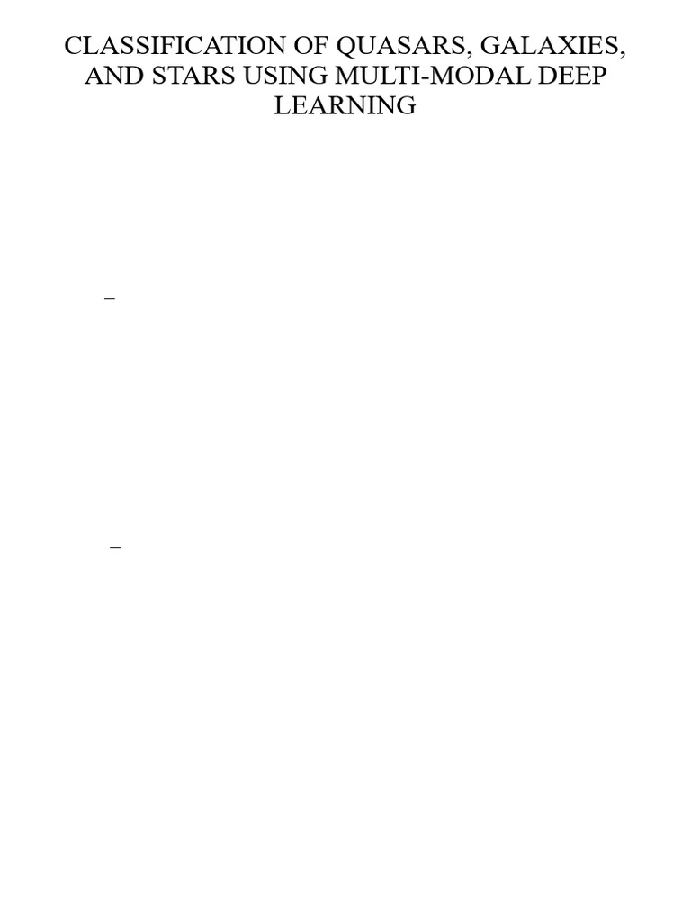 Classification of Quasars Galaxies and Stars in Th | PDF | Machine Learning | Deep Learning