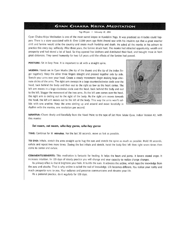 Gyan Chakra Kriya | PDF
