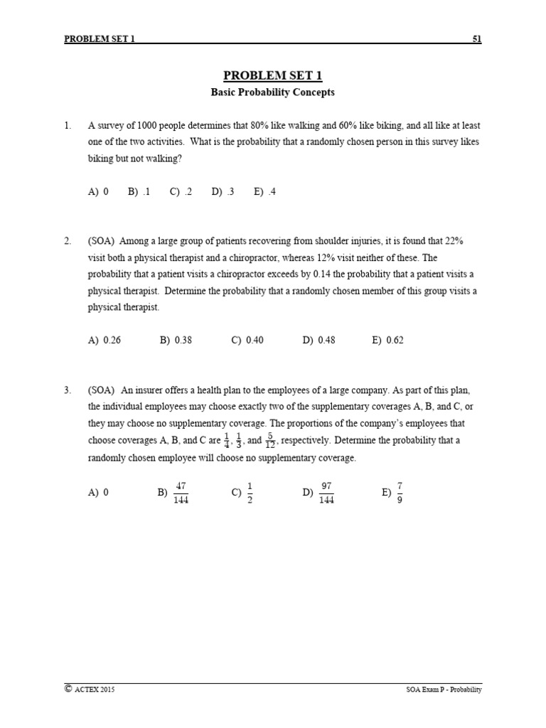 Chapter 5 - Basic Probability | PDF | Insurance | Financial Services