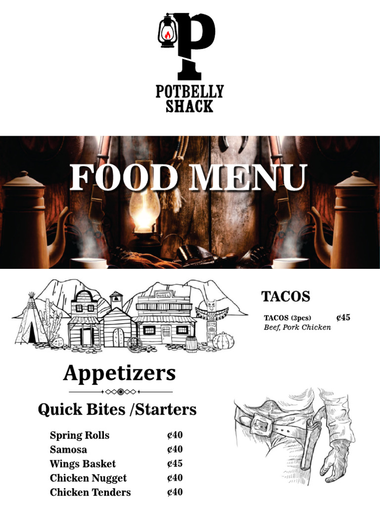 Potbelly Food Menu A5-1 | PDF