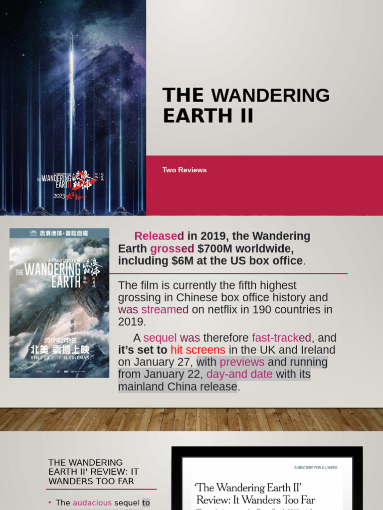 The Wandering Earth II | PDF