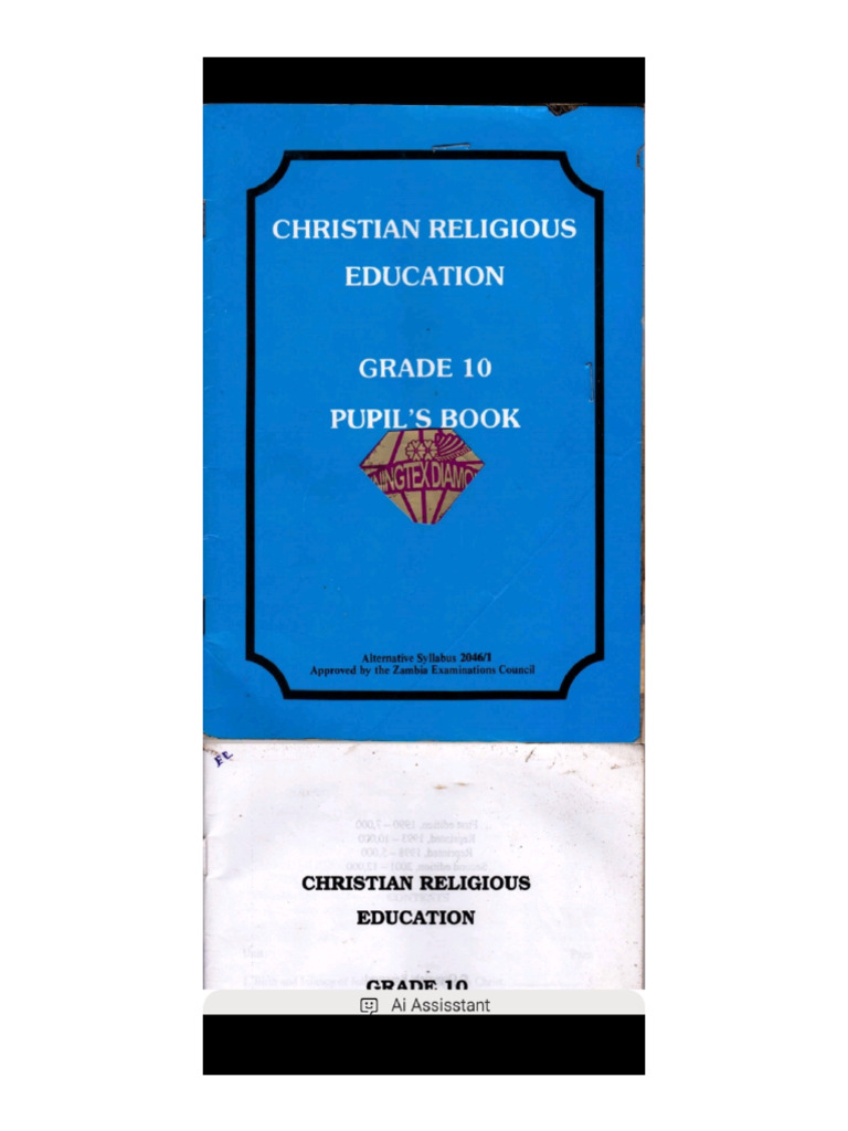 Religious Education Text Book Grade 10 | PDF