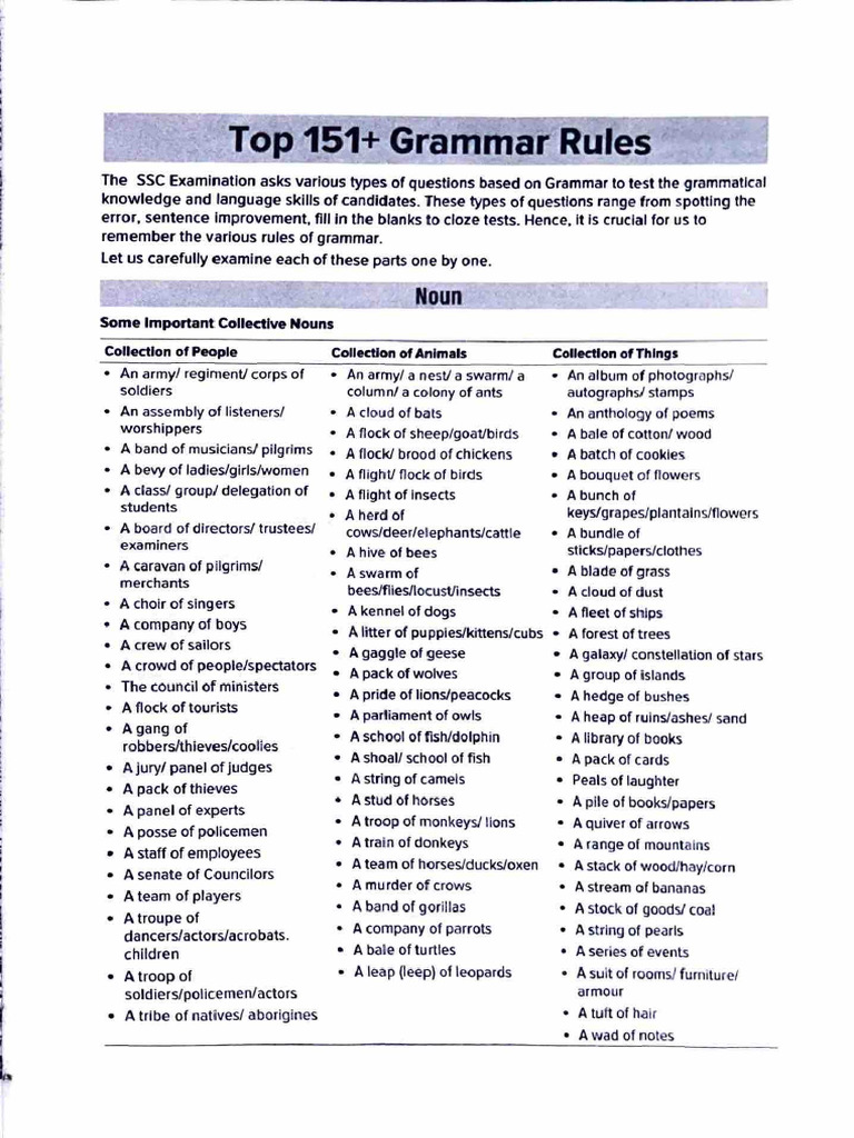English Grammar Rules | PDF