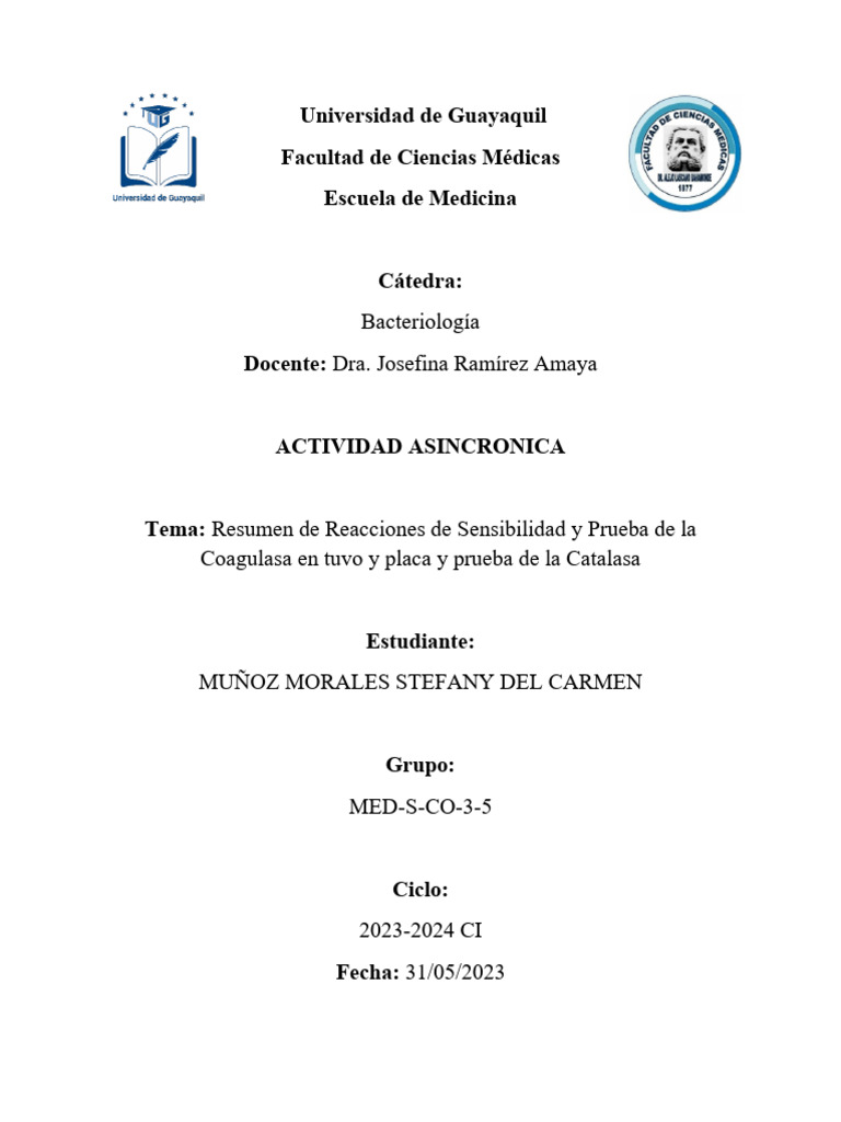 Caratula de Bacterio | PDF