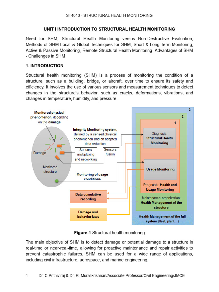 Overview of Structural Health Monitoring | PDF | Nondestructive Testing ...