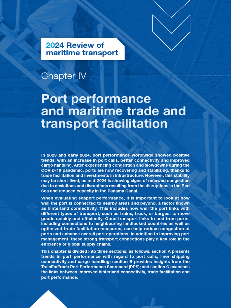 2024 Maritime Transport Review Insights | PDF | Port | Ships