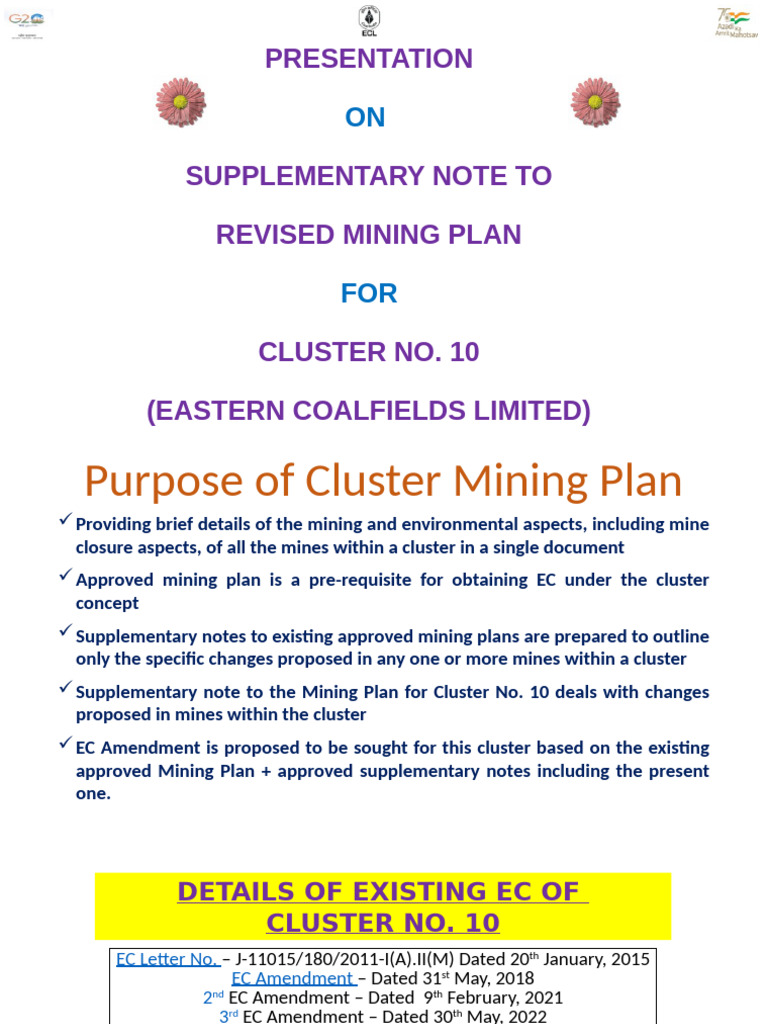 Mining Plan Cluster No. 10 - Board | PDF