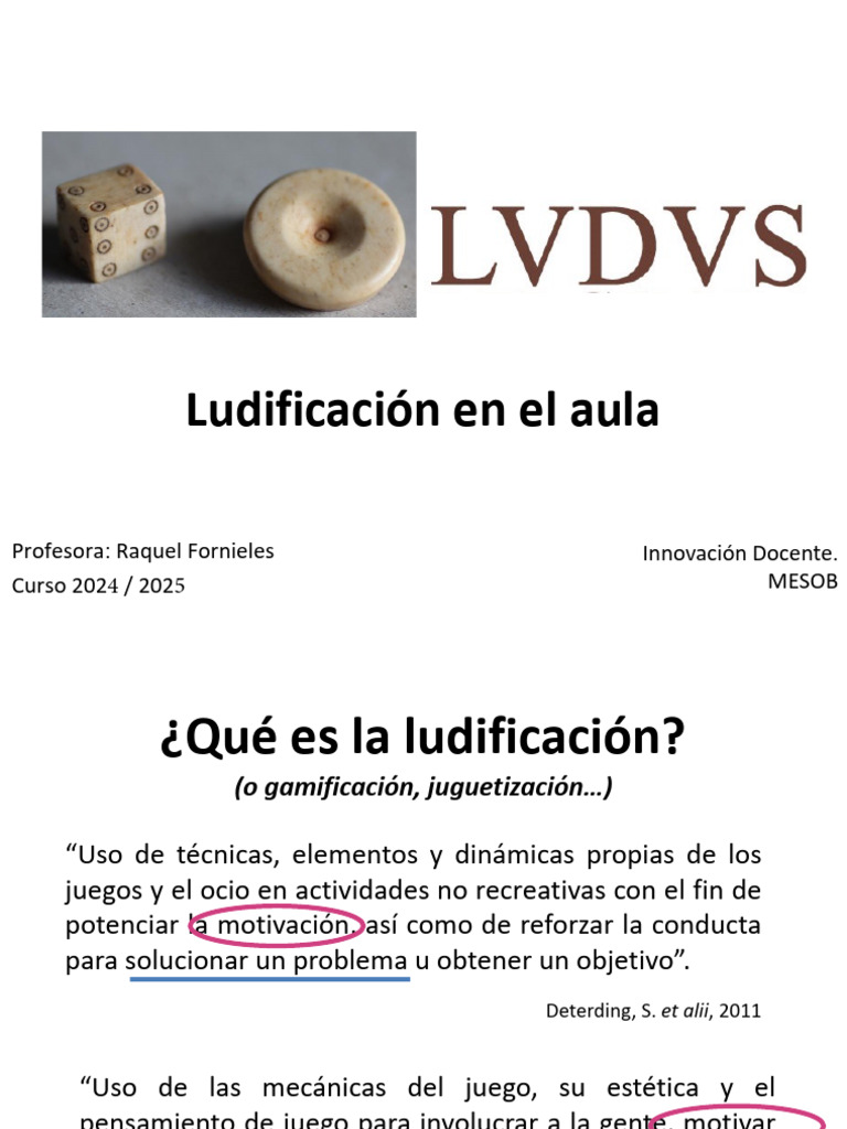 Ludus | PDF | Cognición | Modificación de comportamiento