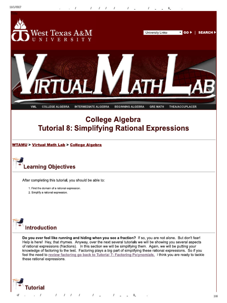 Col Alg Tut8 Simrat - HTM | PDF