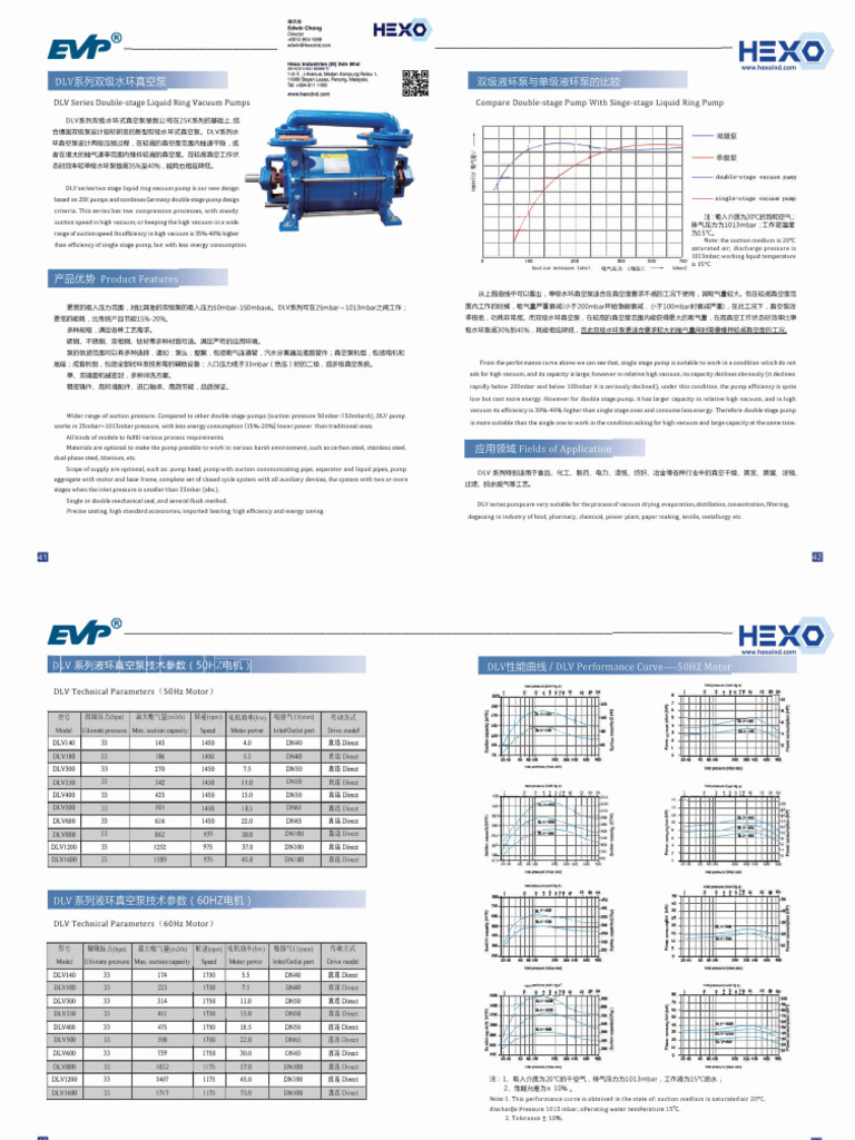 HEXO EVP DLV Two Stages LRVP Brochure | PDF | Mechanical Engineering | Chemical Engineering