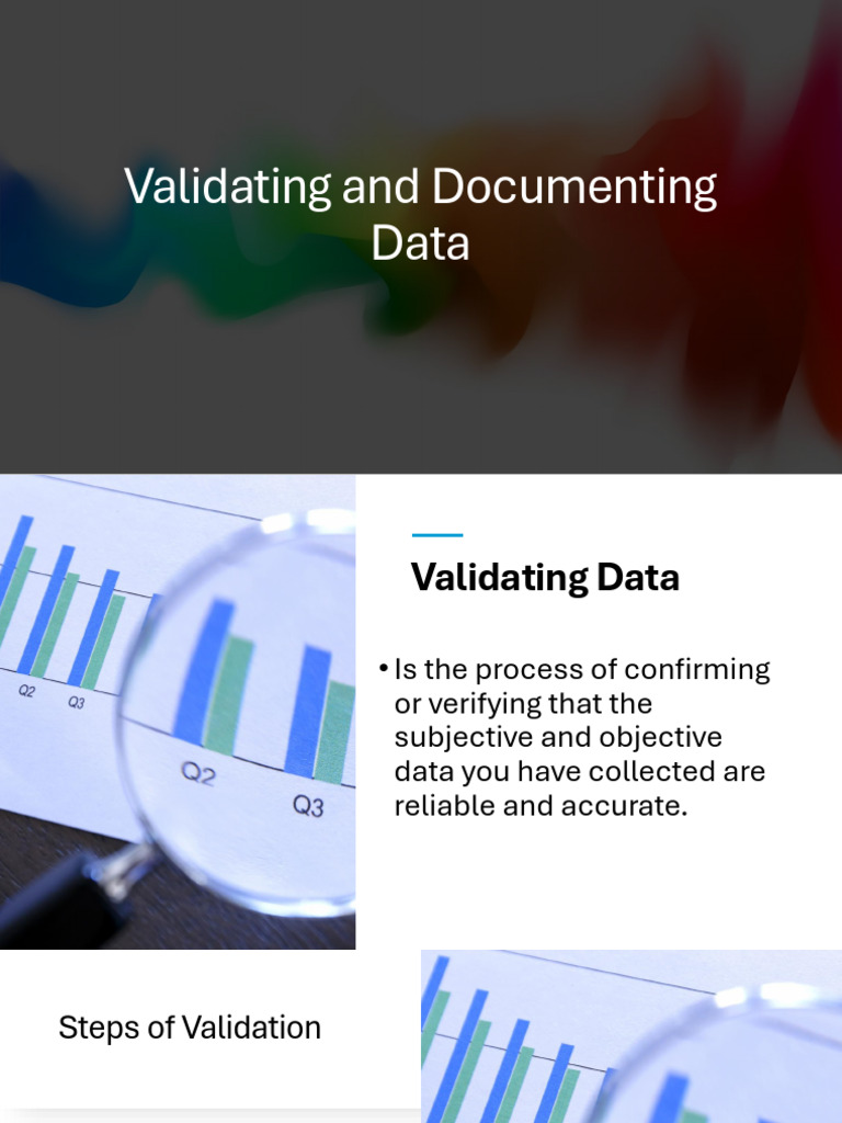 Chapter 4 Validating and Documenting Data | PDF | Communication | Data