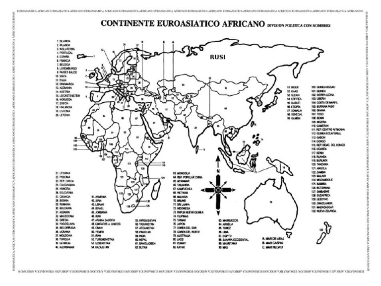 Euroasiatico Africano Con Nombres Pdf