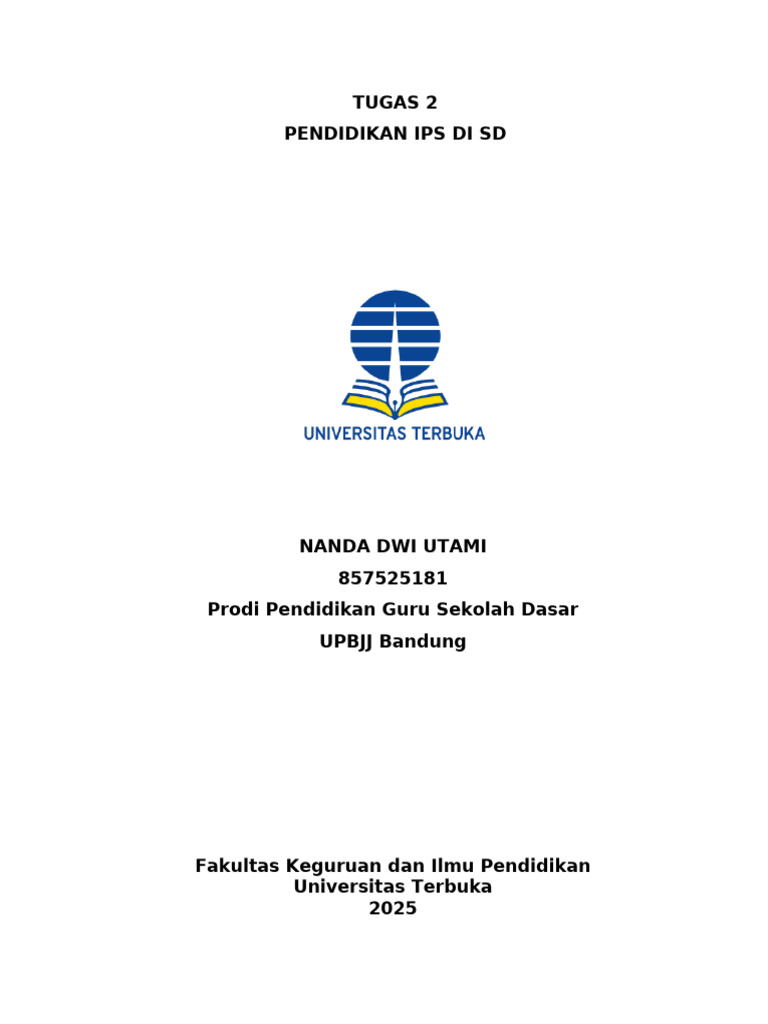 Pendidikan IPS di SD: Analisis dan RPP | PDF