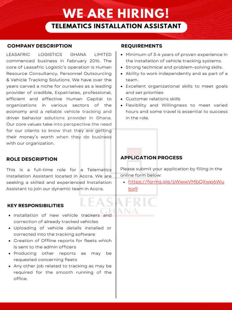 Telematics Installation Assistant | PDF