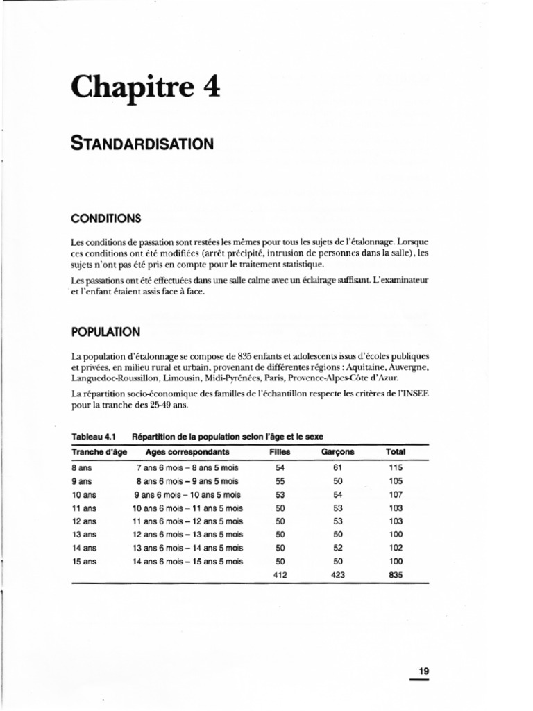 Stroop - Enfants Ados - Normes | PDF