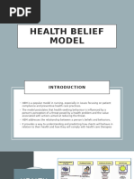 Health Belief Model | PDF | Health Sciences | Behavioural Sciences