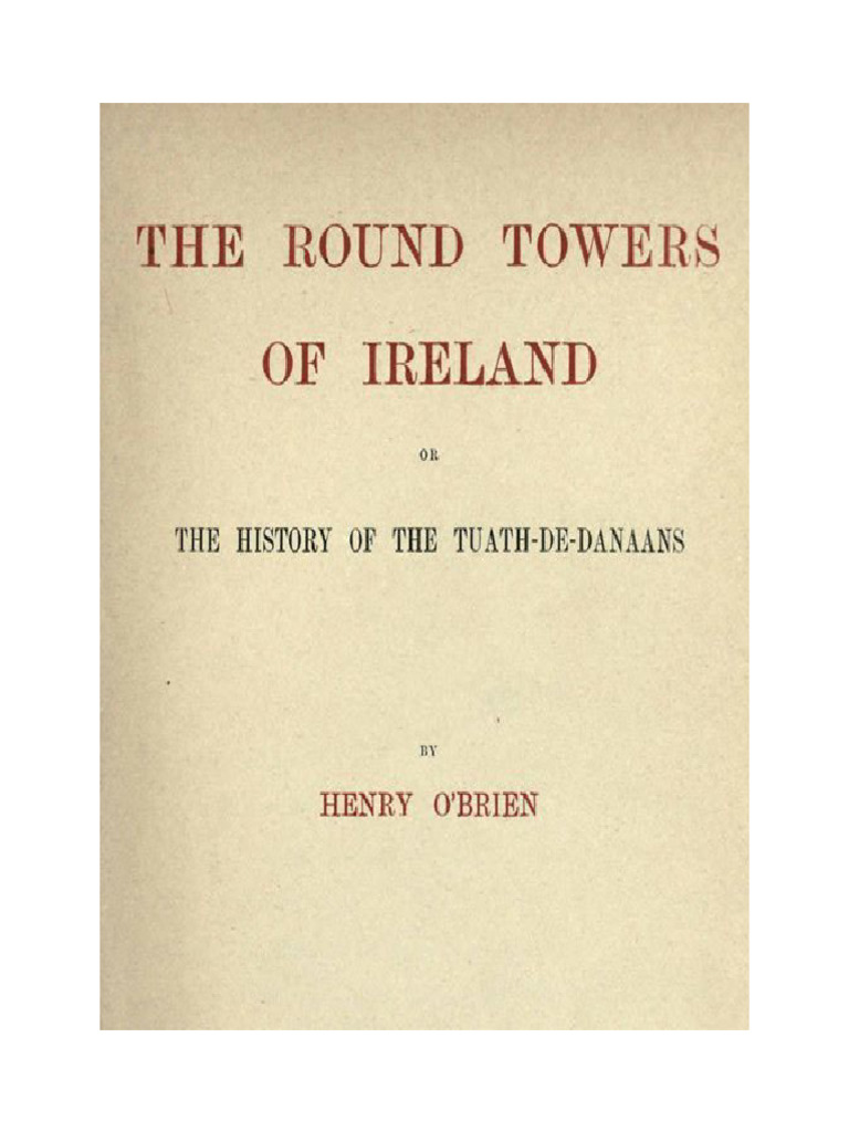O'Brien Henry - The Round Towers of Ireland | PDF | Project Gutenberg