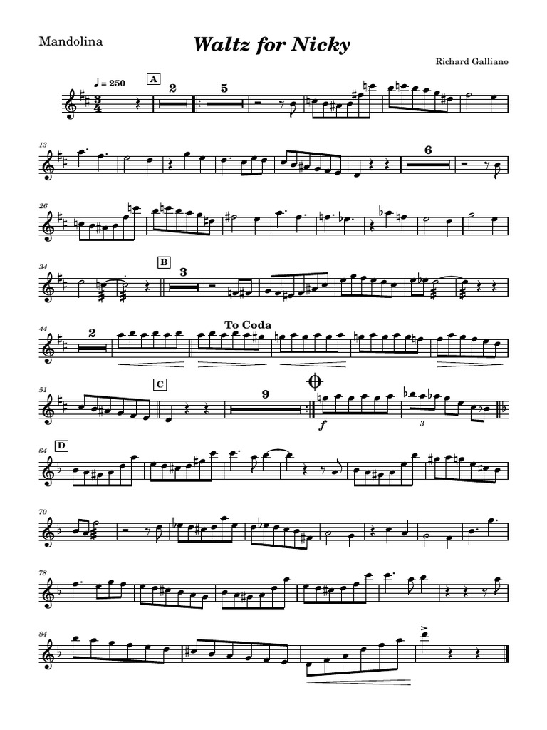 Watlz For Nicky-Ukelele | PDF