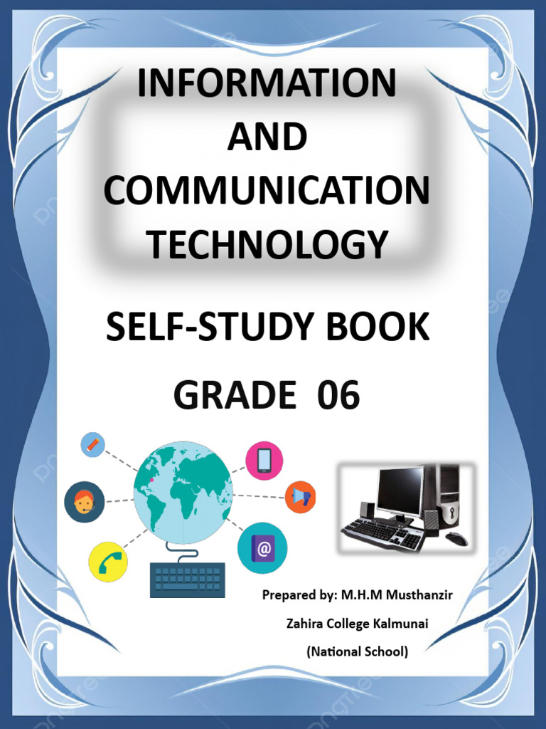 Grade 6 ICT Self-Study Workbook | PDF | Computer File | Computer Data ...