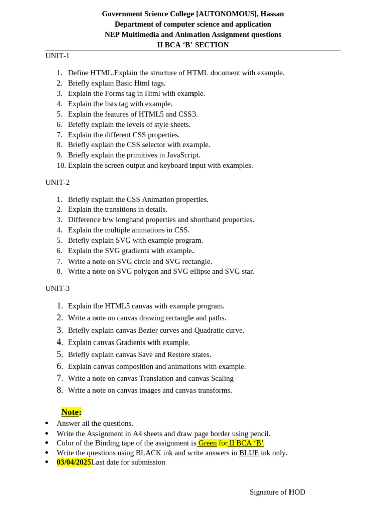 Multimedia Assignment 2025docx | PDF
