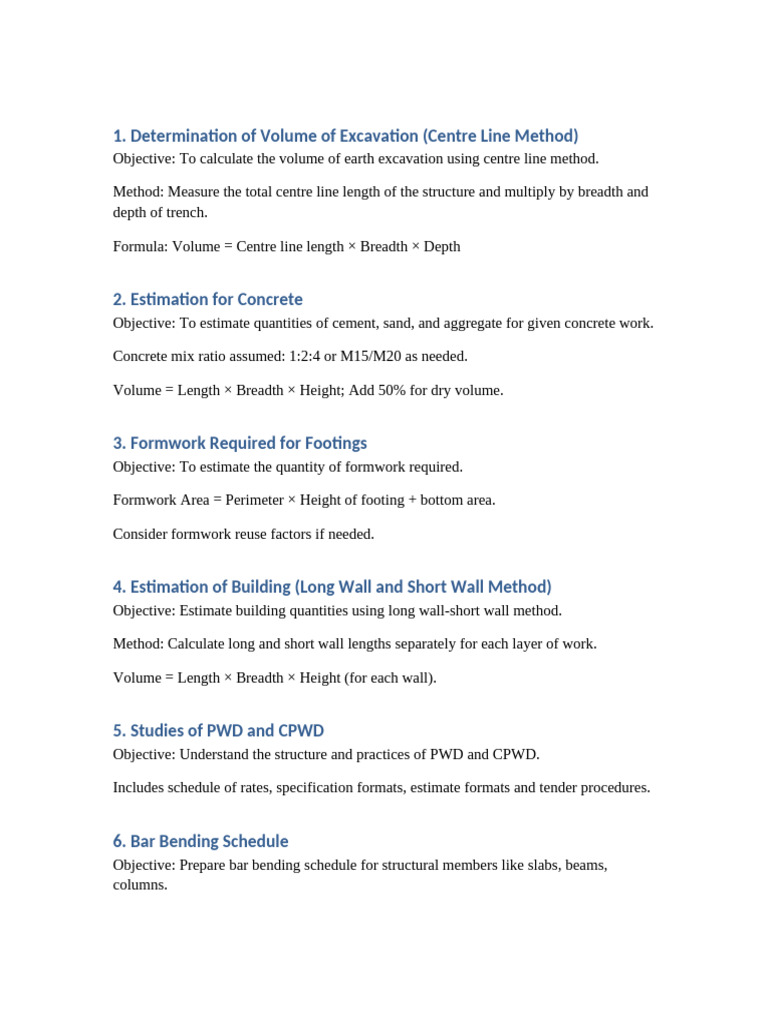 All 10 Civil Engineering Lab Manuals | PDF