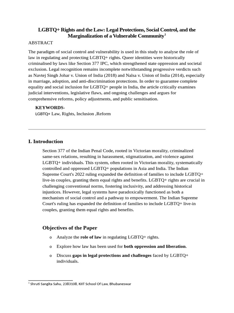 Lgbtq Socio Paper | PDF | Survey Methodology | Transgender
