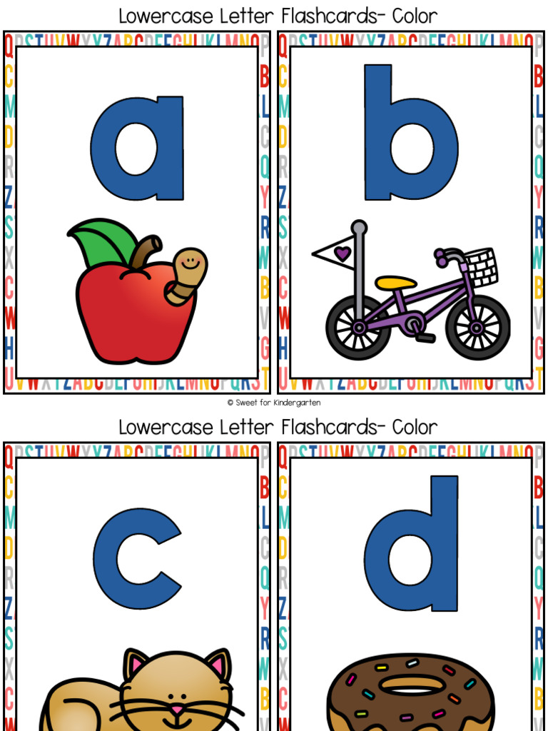 Lowercase Flashcards | PDF