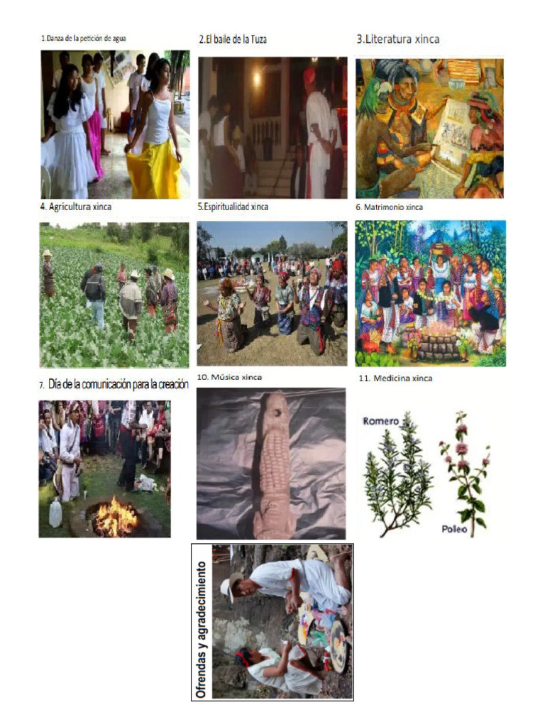 Tradiciones y Costumbres Xincas 10 Imagenes | PDF
