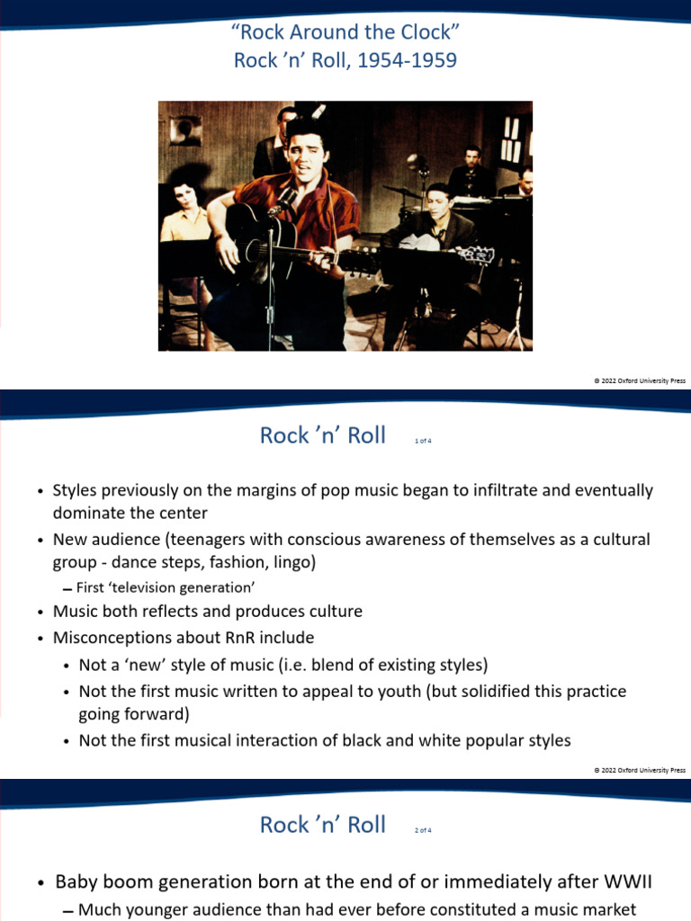 Rock 'n' Roll: 1950s Cultural Revolution | PDF | Rock And Roll | Motown