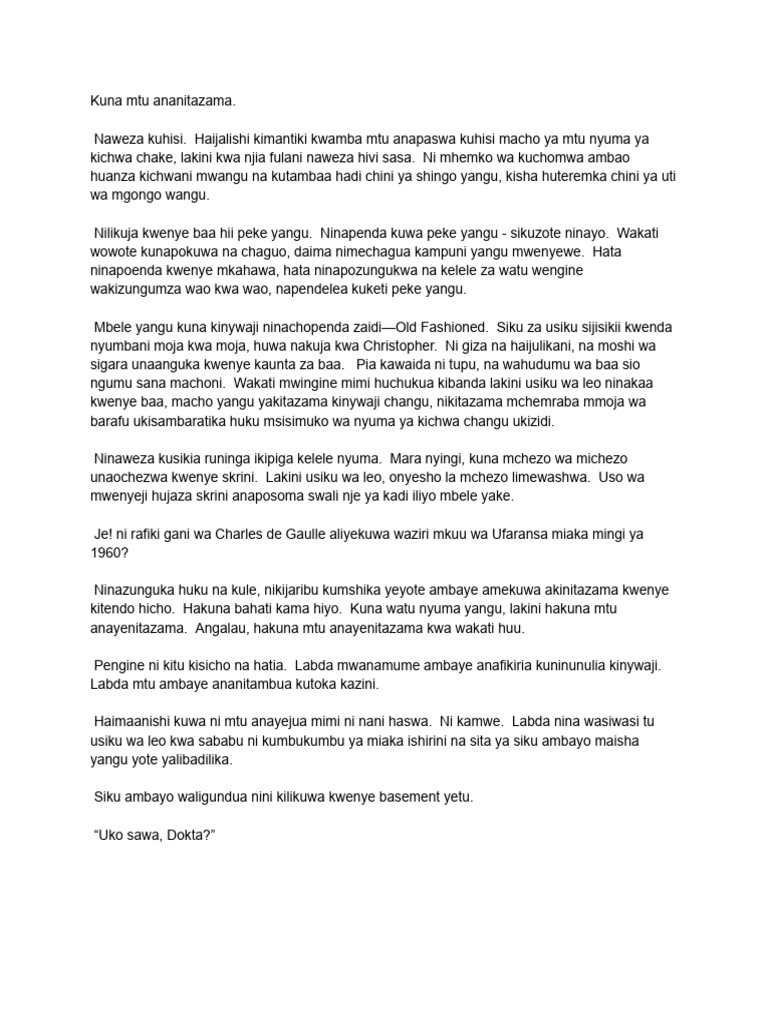 Mlango Part 1 | PDF