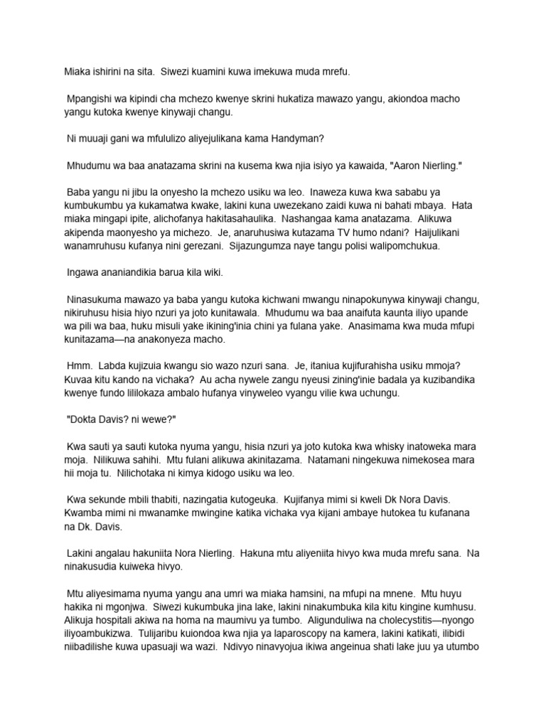Mlango Part 3 | PDF