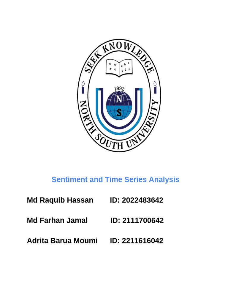 Sentiment and Time Series Analysis | PDF | Computing | Data