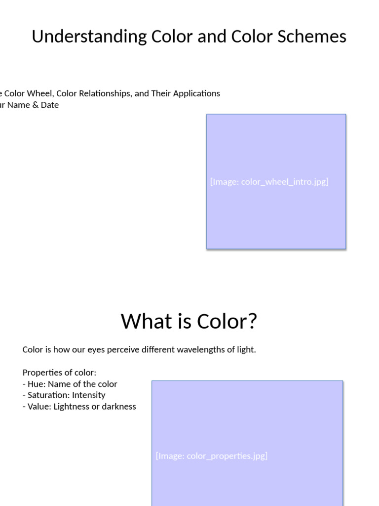 Enhanced Color Theory Presentation Copy | PDF | Color | Visual Perception
