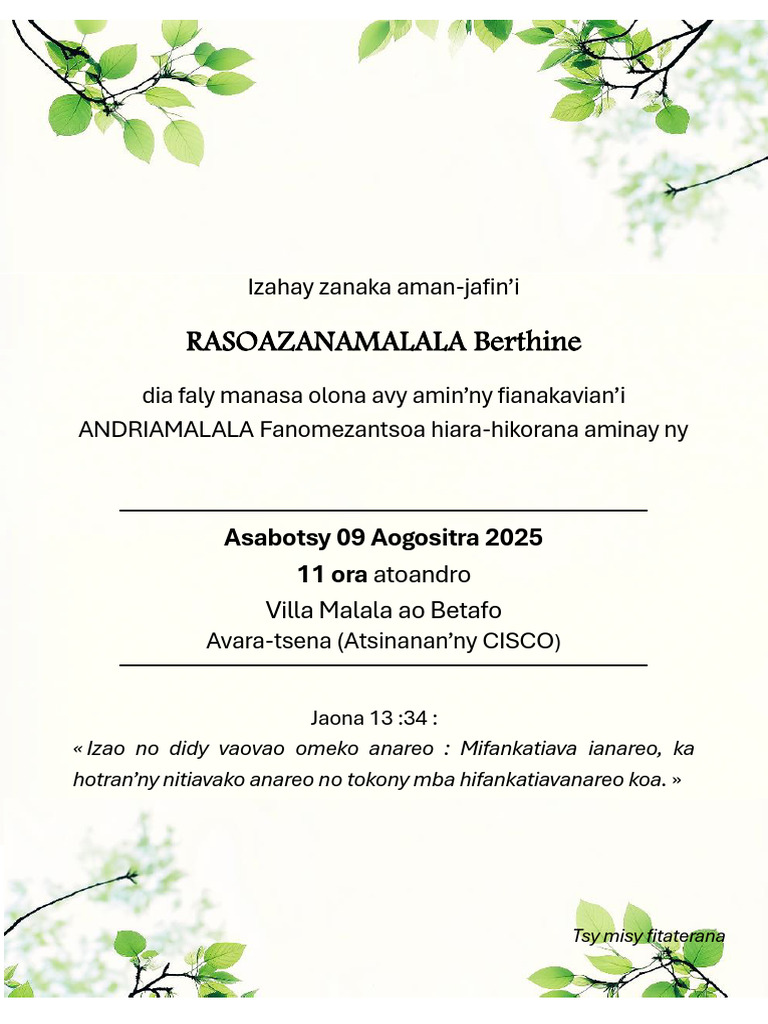 Invitation | PDF
