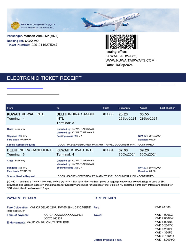 Abdul Mannan, 28sep 2320 Kuwait | PDF
