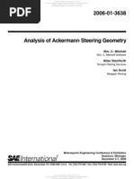 The Ackerman Steering Principle | PDF | Steering | Angle