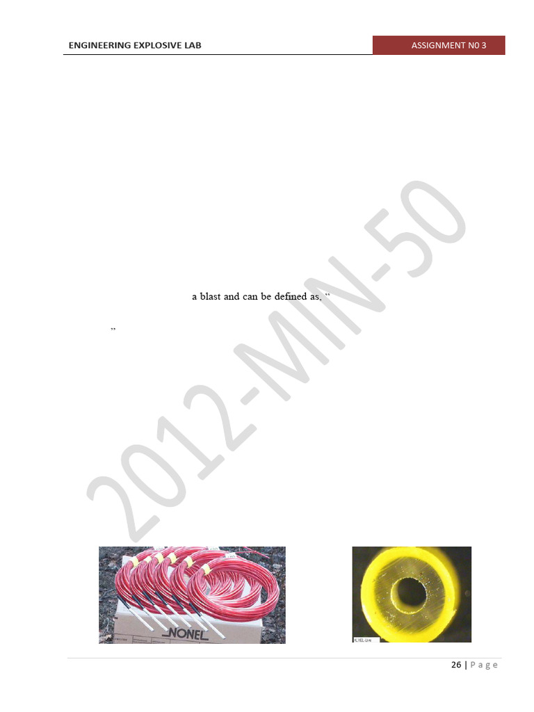 Nonel Shock Tube Initiator Overview | PDF | Shell (Projectile)