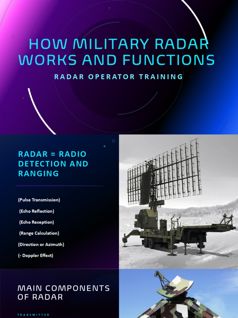 How Military Radar Works and Functions | PDF
