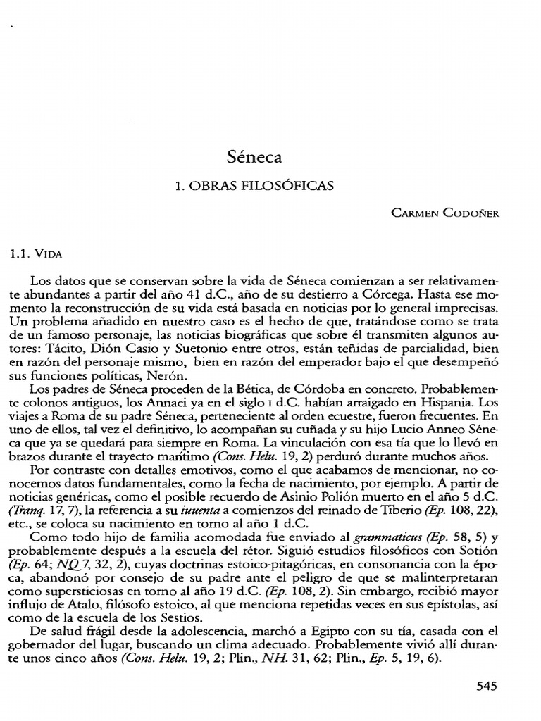 Carmen Codoñer Sêneca | PDF