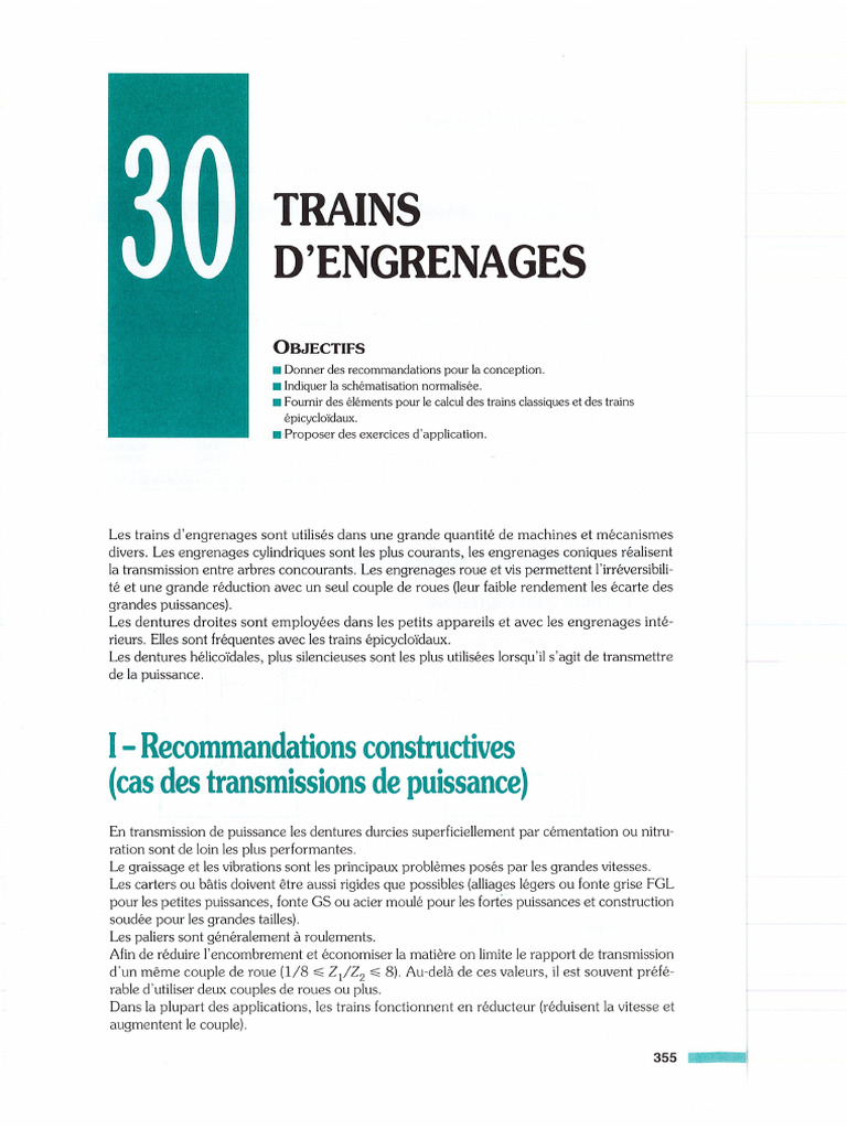 FANCHON Train Engrenages | PDF