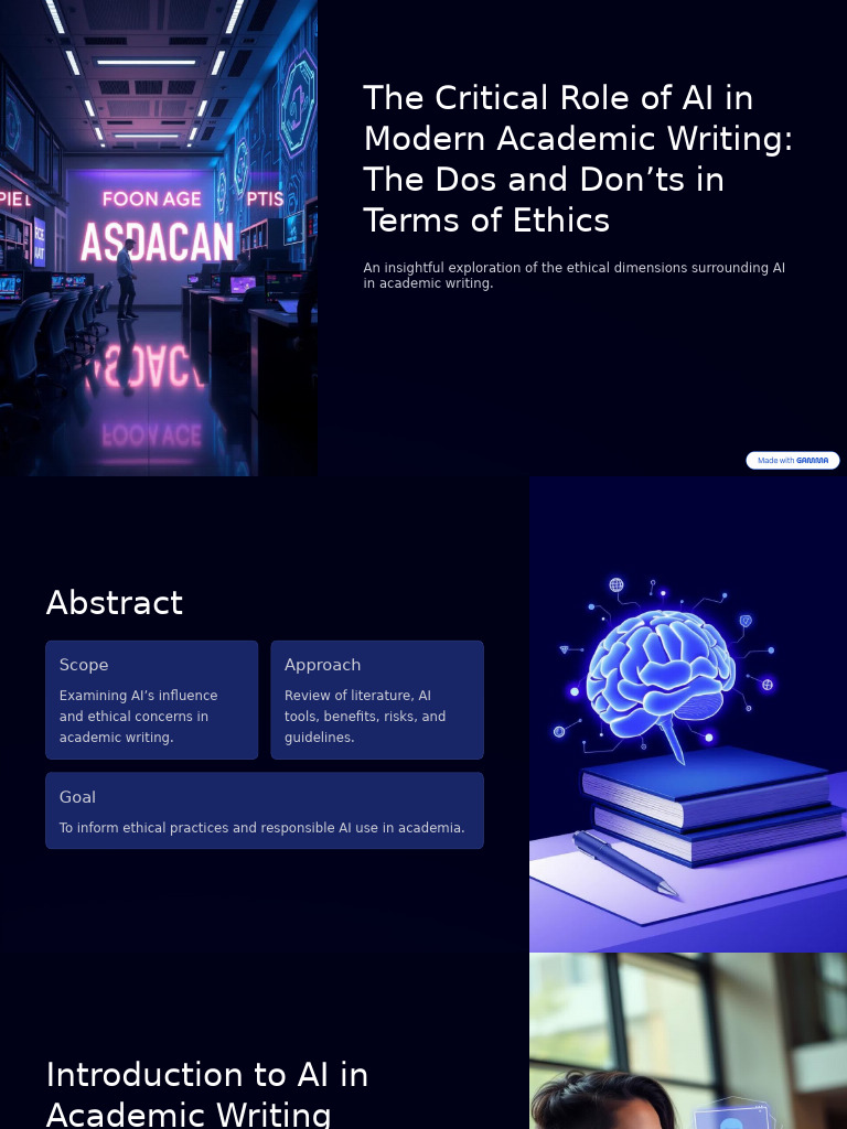 The Critical Role of AI in Modern Academic Writing The Dos and Donts in ...